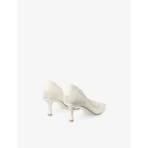 JIMMY CHOO The Faiz Lace Heeled Courts