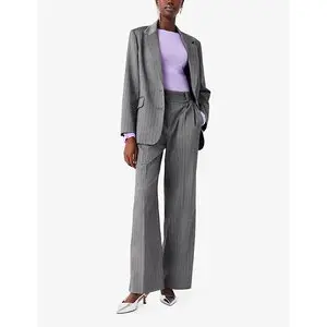 Maje Tailored Single-breasted Stretch-woven Blazer
