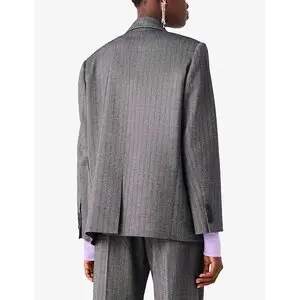Maje Tailored Single-breasted Stretch-woven Blazer