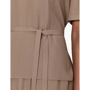 JOSEPH Atheris Tie-waist Crepe Top
