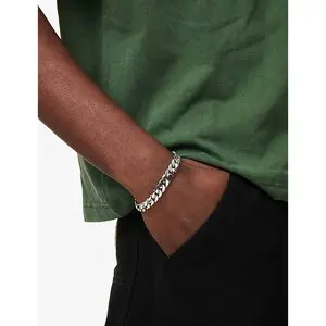 DARKAI Cuban 18ct Gold-plated Stainless-steel Bracelet