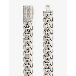 DARKAI Cuban 18ct Gold-plated Stainless-steel Bracelet