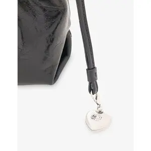 Maje Leather Shoulder Bag