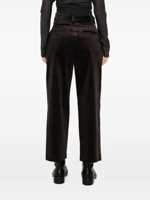 NICHOLSON & NICHOLSON Cotton Trousers - Brown