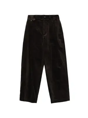 NICHOLSON & NICHOLSON Corduroy Trousers - Brown