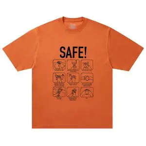 PALACE Safe T-shirt 'pop - Orange
