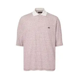 WALES BONNER Bask Polo 'ivory/wine - Multicolor