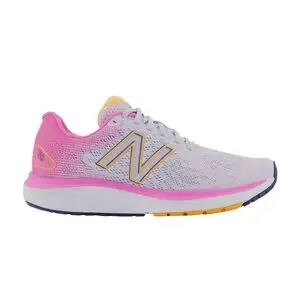 NEW BALANCE Wmns Fresh Foam 680v7 Wide 'libra Vibrant Pink - White