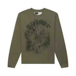 SP5DER Distressed Og Web V2 Long-sleeve Olympian