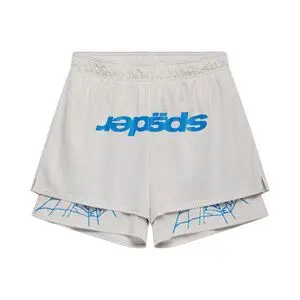 SP5DER Mesh Double Layer Short 'plastic - Grey