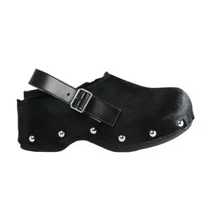 Comme Des Garçons Studded Buckle Clogs