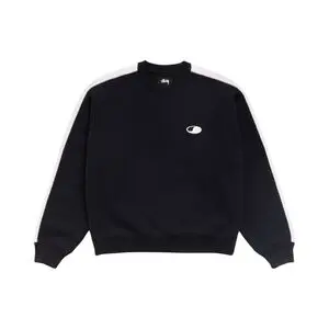 StÜssy Paneled Stripe Crewneck Pullover