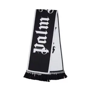 Palm Angels Macro Logo Scarf /white