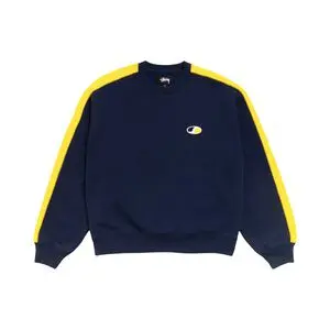 StÜssy Paneled Stripe Crewneck Pullover