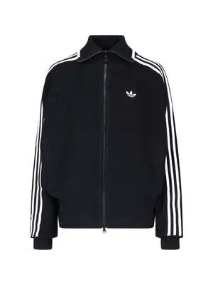 Adidas Zip-up Knit Track Jacket - Black