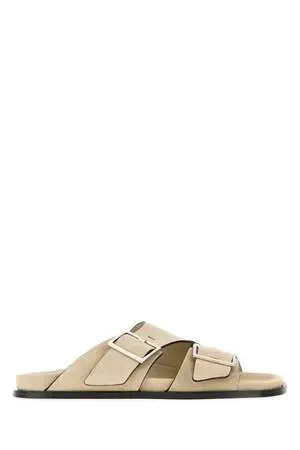 ALOHAS Suede Alba Sandals With Buckle Detail