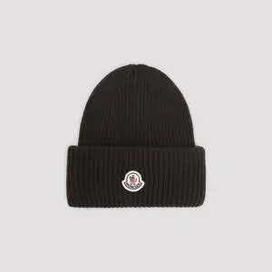 Moncler Virgin Wool & Cashmere Hat - Brown