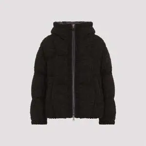Moncler Cristallin Wool-blend Down Jacket For