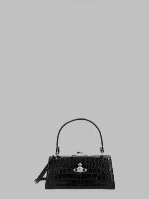 VIVIENNE WESTWOOD Statement Mini Handbag With Signature Hardware - Black