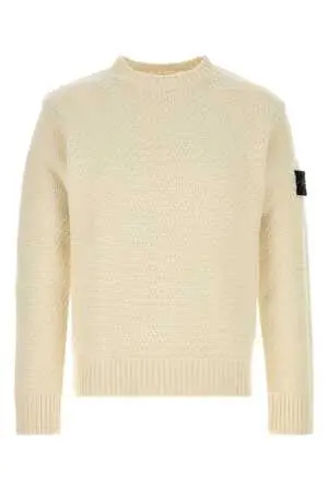 Stone Island Stone Island RWS Wool-Blend Sweater For Men White