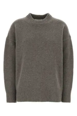 Co Oversize Wool-cashmere Blend Sweater - Grey