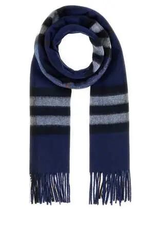 Burberry Embroidered Cashmere Scarf For