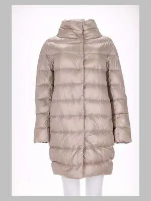 Herno Long Quilted Puffer Coat In Polyamide