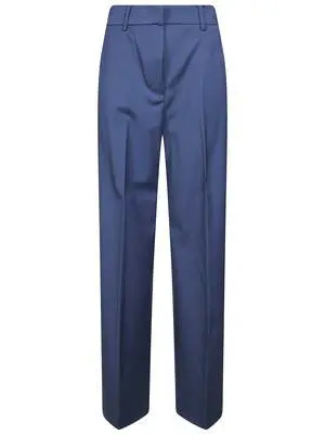Max Mara Wkdvisivo Wide Leg Pants - Blu