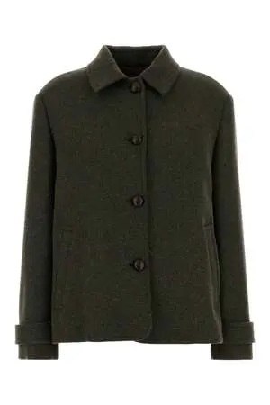 WEEKEND Diorama Wool Blend Jacket - Green
