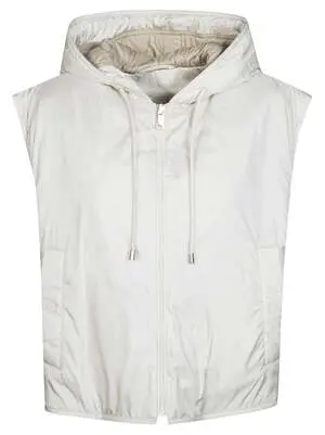 Max Mara Reversible Gilet Vest - Bianco