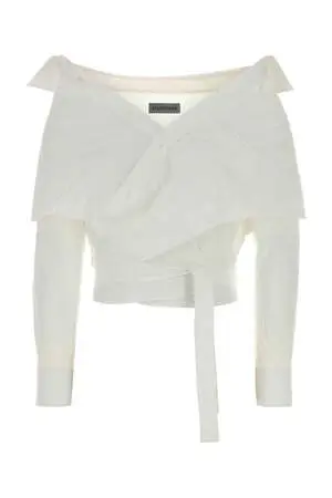 Balenciaga Poplin Shirt In Crisp Cotton