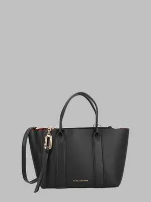 Marc Jacobs Leather Satchel With Embossed Logo