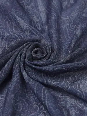 Etro Fringed Paisley Jacquard Cashmere Scarf