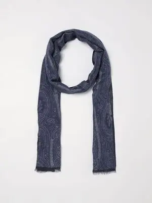 Etro Fringed Paisley Jacquard Cashmere Scarf