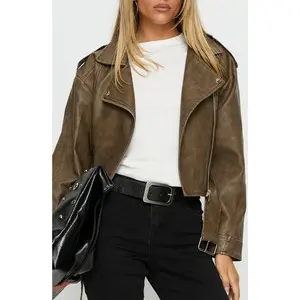 Princess Polly Talisha Faux Leather Biker Jacket
