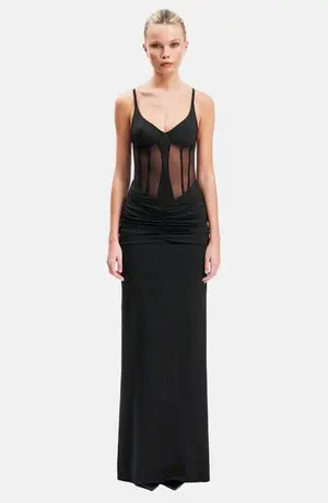 OW Sivara Maxi Dress - Black