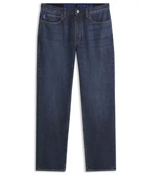 Hugo Regular-fit Dark-blue Stonewashed Denim Jeans