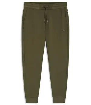BOSS Regular-fit Cotton Blend Jogger Pants With Drawstring