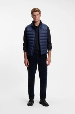 BOSS Cotton-blend Polo Shirt With Waffle-knit Texture