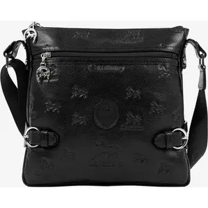 CAVALINHO Cavalo Lusitano Embossed Leather Crossbody Bag