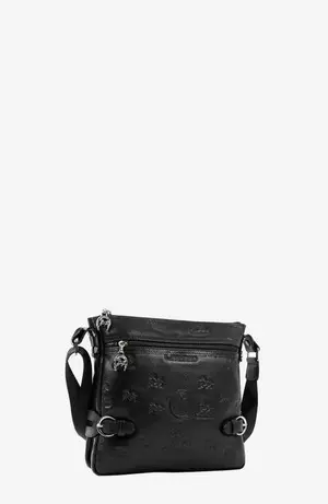 CAVALINHO Cavalo Lusitano Embossed Leather Crossbody Bag