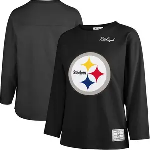'47 Pittsburgh Steelers Game Nod Timeless Long Sleeve T-shirt - Black