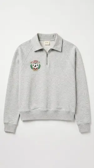 LOTTO Opening Act 1/4 Zip Sweatshirt - Grey