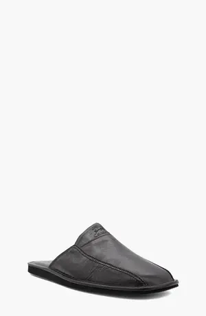 CAVALINHO Gentleman Leather House Slippers 102 - Black
