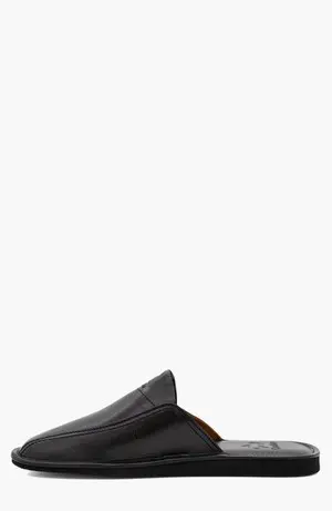 CAVALINHO Gentleman Leather House Slippers 102 - Black