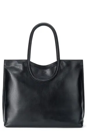 Staud Maude North-south Leather Tote
