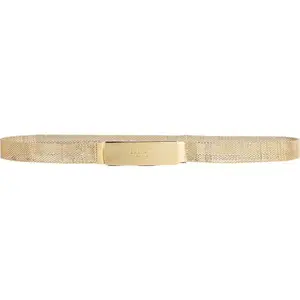 Balmain Braided Brass Belt - Gold