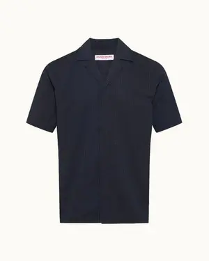 Orlebar Brown Maitan Seersucker Relaxed-fit Shirt