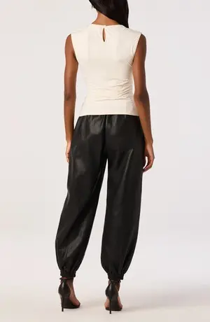 Astr The Label Adity Faux Leather Pants