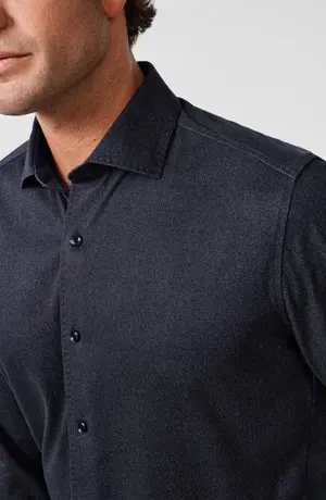 David Donahue Pima Cotton Button Up Shirt
